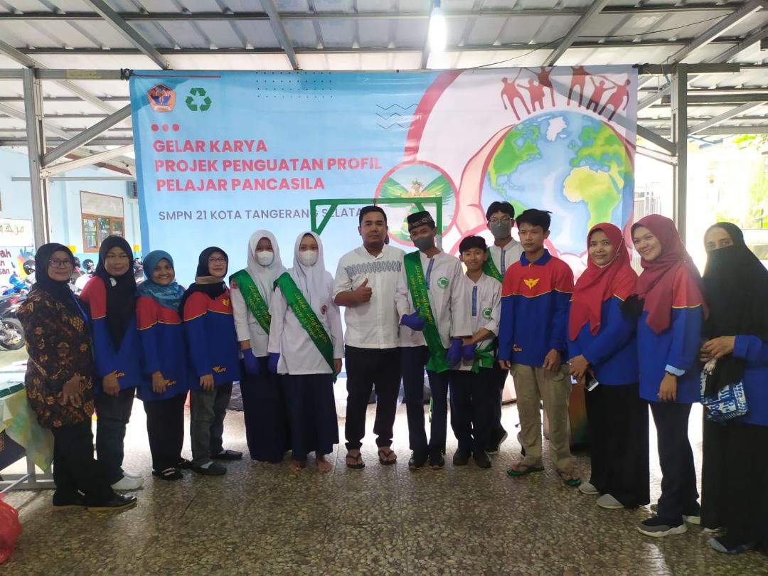 Gelar Karya Projek Penguatan Profil Pelajar Pancasila SMPN 21 Pamulang Timur – HijauBintaro