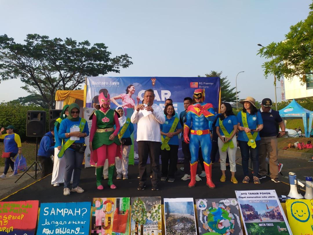 Pawai Pegiat Lingkungan Tangsel di CFD Bintaro – HijauBintaro